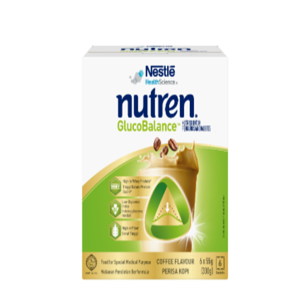 NUTREN GLUCOBALANCE COFFEE (6's X 55G-BOX) [EXP: 02/08/2026] | Shopee ...