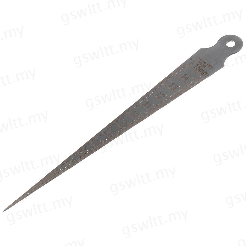 GSWLTT Wedge Feeler, Gap Hole Stainless Steel Welding Gauge, Metric ...