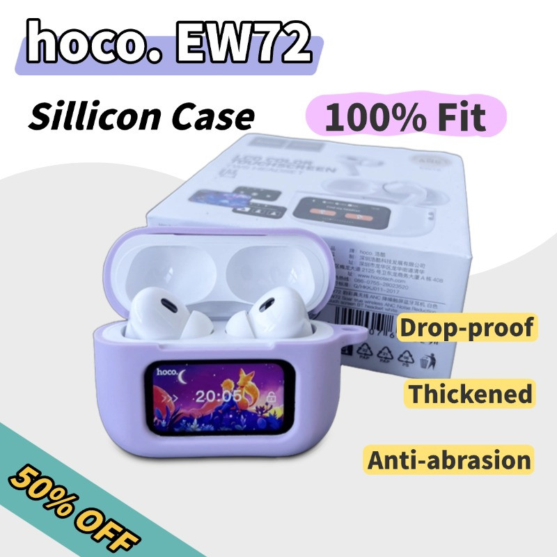 Sillicon Earbuds Case For hoco EW72 A9 Pro TPU Protective Cover Anti ...