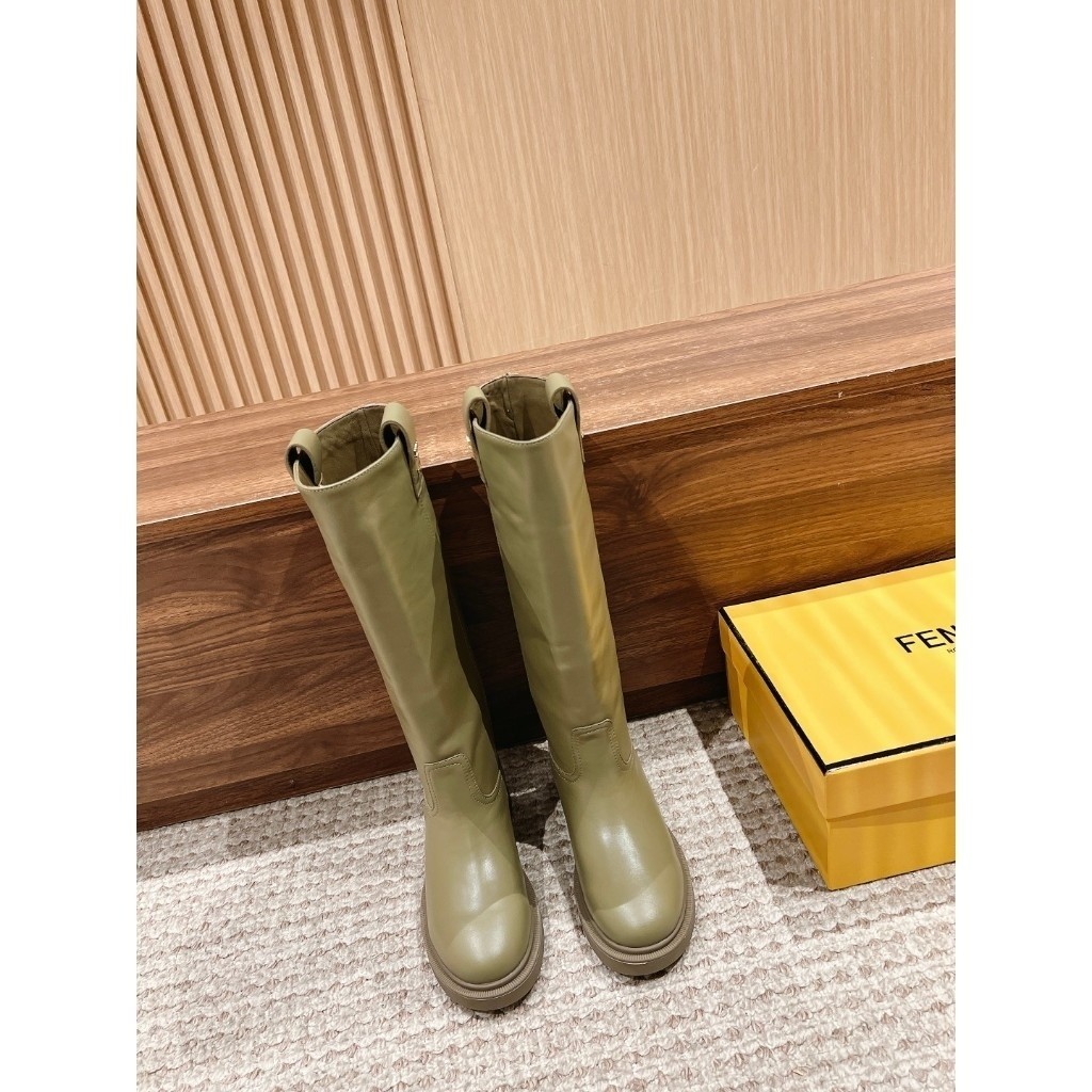 Fendi 2024 Autumn Winter Simple Ladies New Style Boots | Shopee Malaysia
