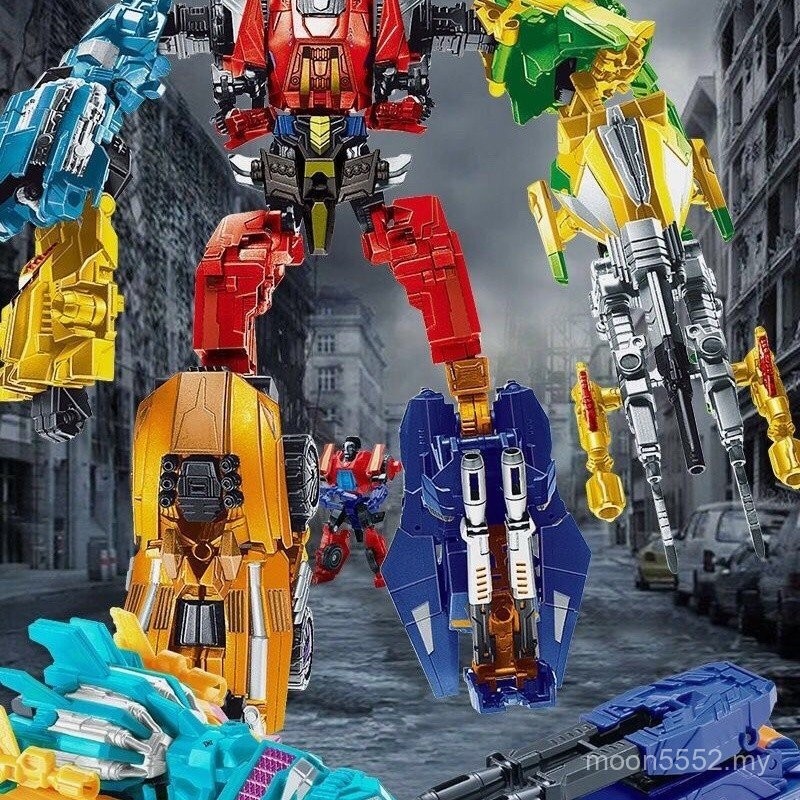 Star-changing God of War Transformers Toy Five-in-One Hybrid Leopard ...