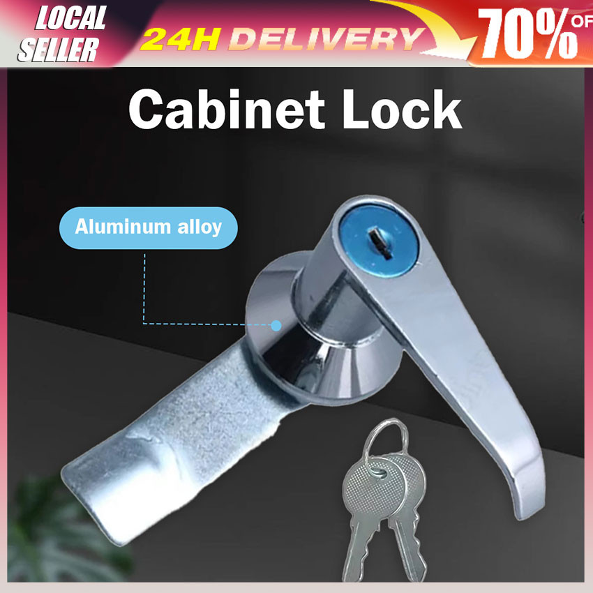 MS301-1 Aluminum Alloy Door Lock with 2 key Cabinet Door T Handle Lock ...