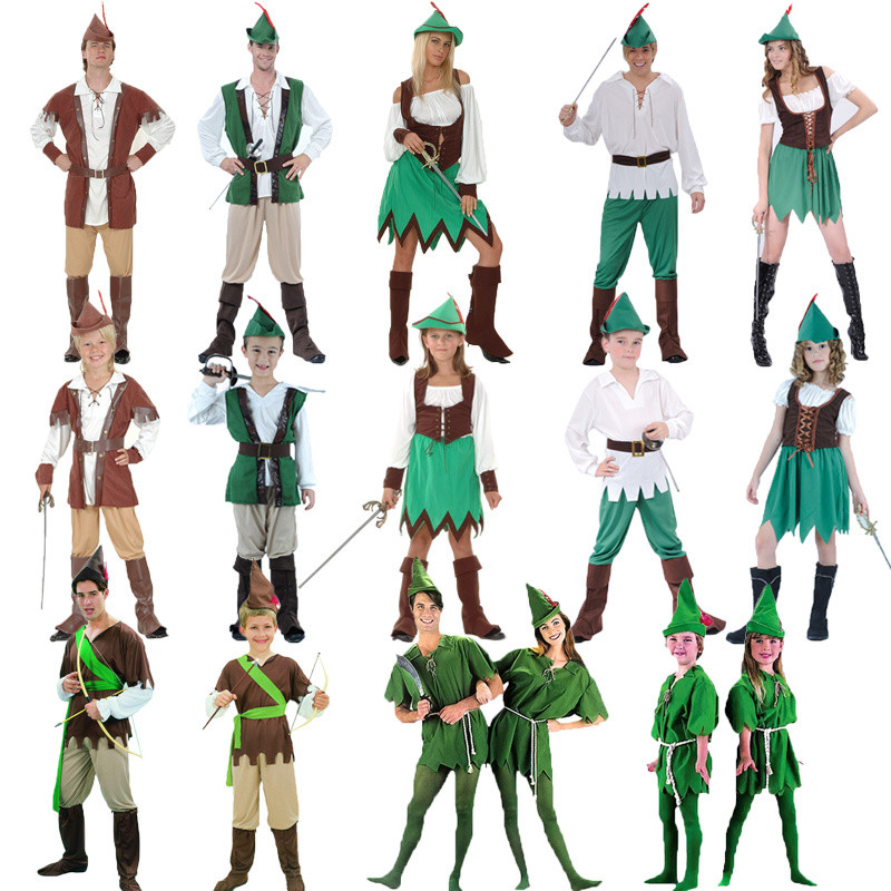 Halloween Children cos The Wizard of Oz Costume Adult Peter Pan Hunter ...