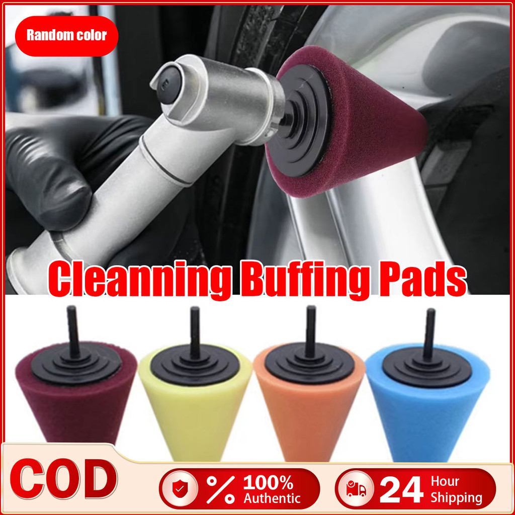 Accessory Set Polishing Cone Sponge Pad Electric Drill Buffing Pads Kit ...