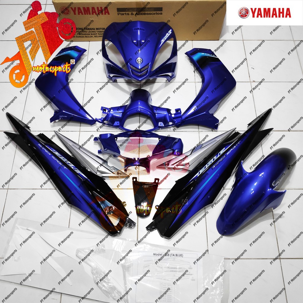 Yamaha LC 135 V1 Cover Set Biru Hitam Exciter Vietnam Rc Mx Jupiter ...