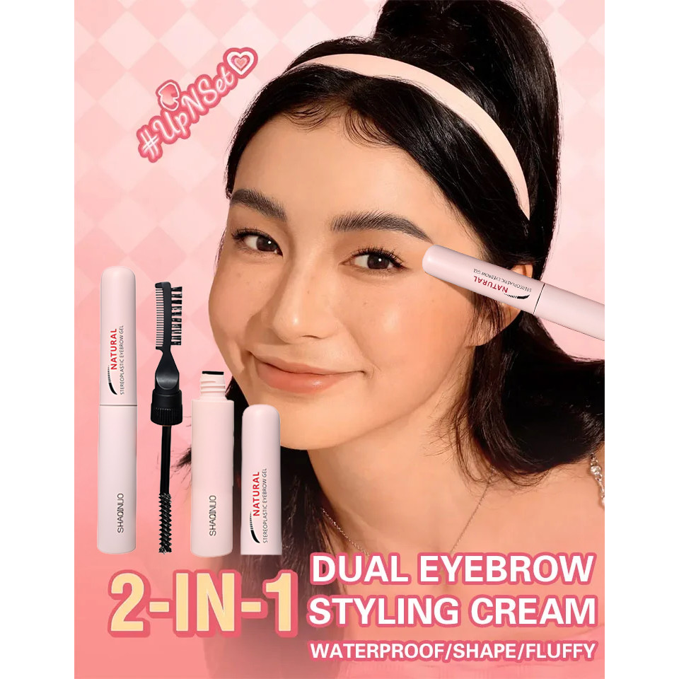 Shaping Eyebrow Cream Duo With Eyebrows Wild Eyebrows Natural Dimensional Shaping Eyebrow Gel ...