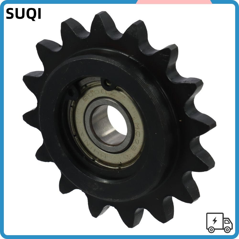 LUCKY-SUQI Roller Tensioner, C45 Carbon Steel Black Idler Sprockets ...