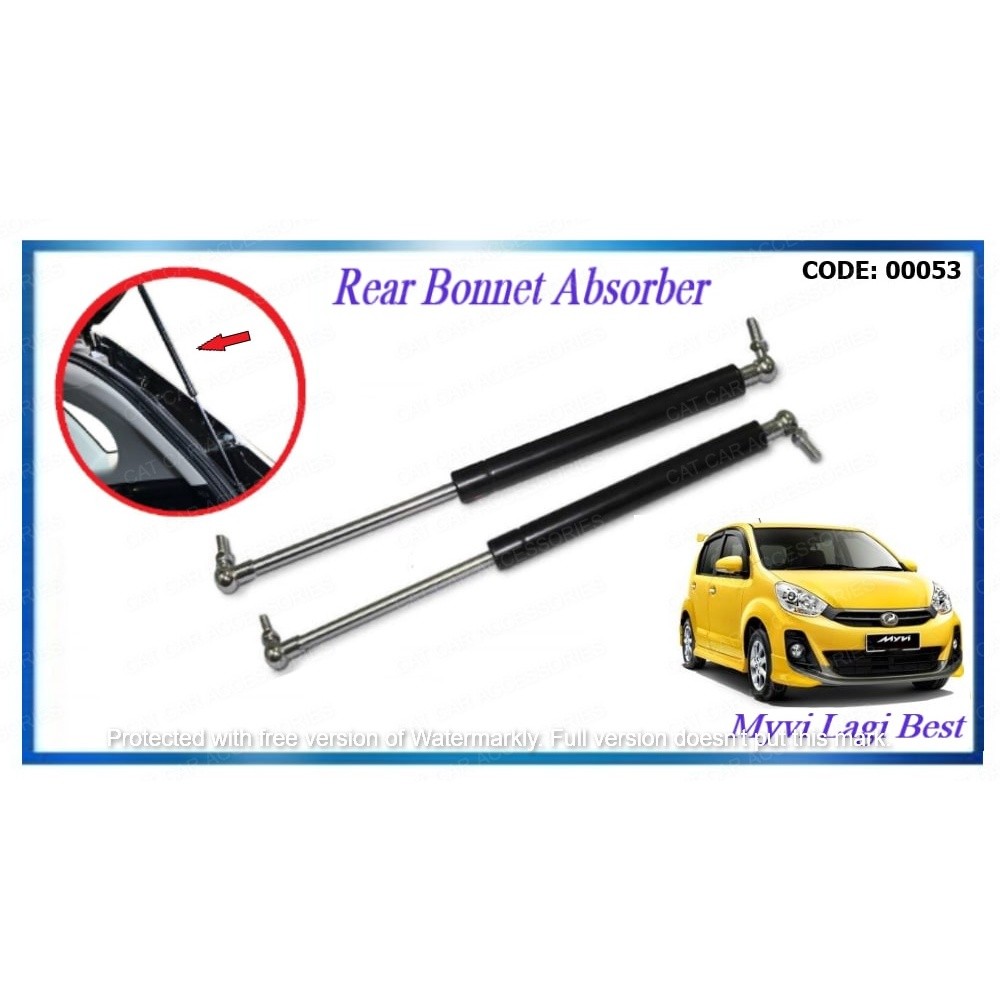 Rear Bonnet Absorber Myvi Lagi Best (00053) | Shopee Malaysia