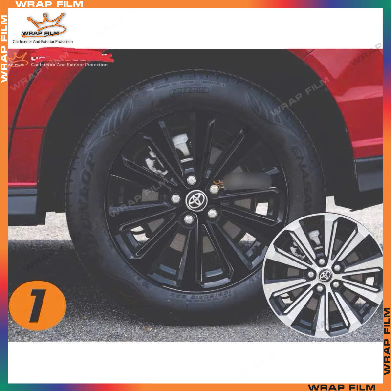 Toyota Veloz Cross, Avanza Premio wheel Decal (5-wheel set) | Shopee ...