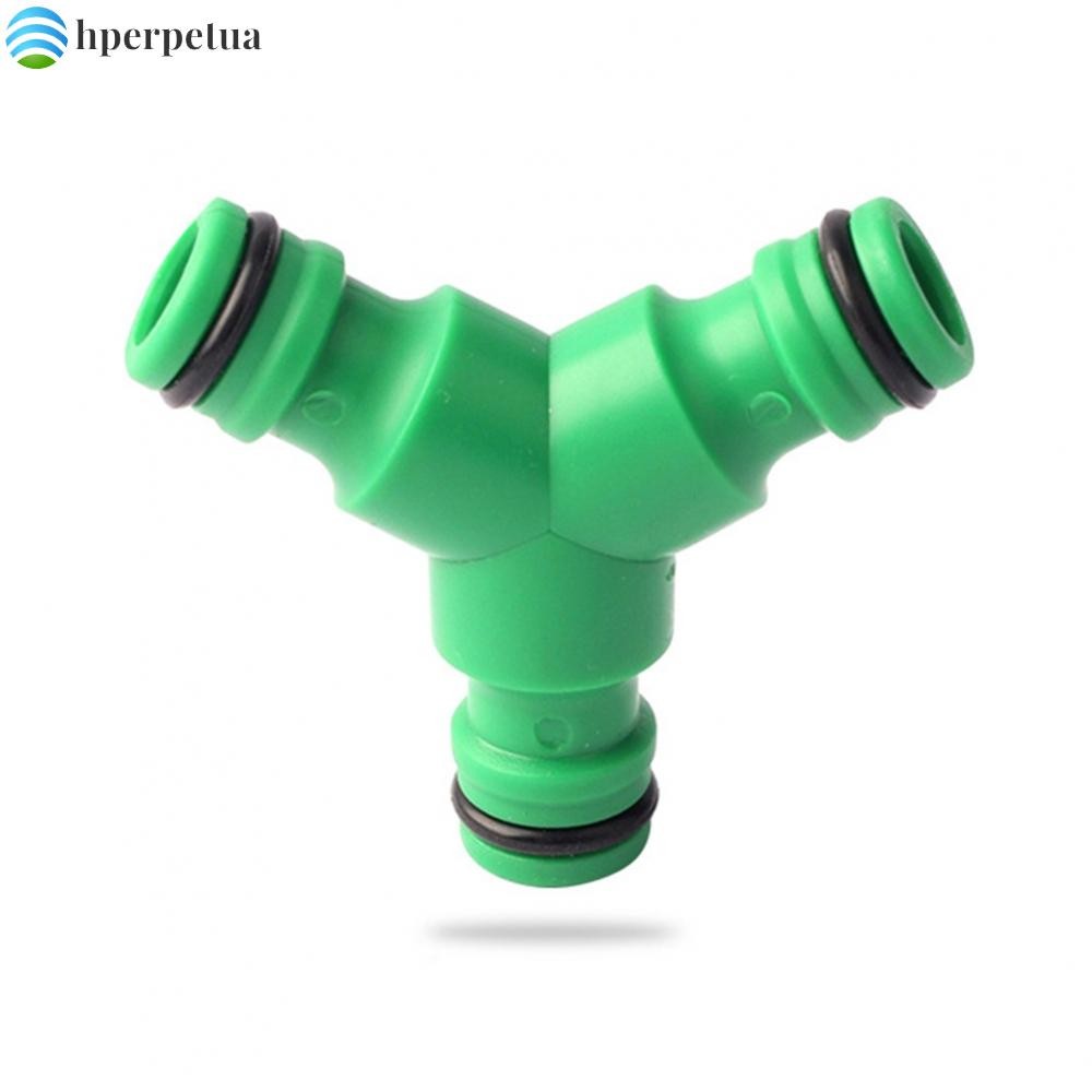 16mm Plastic Hose Pipe Splitter 3-Way Tap Connector Adaptor Connection ...
