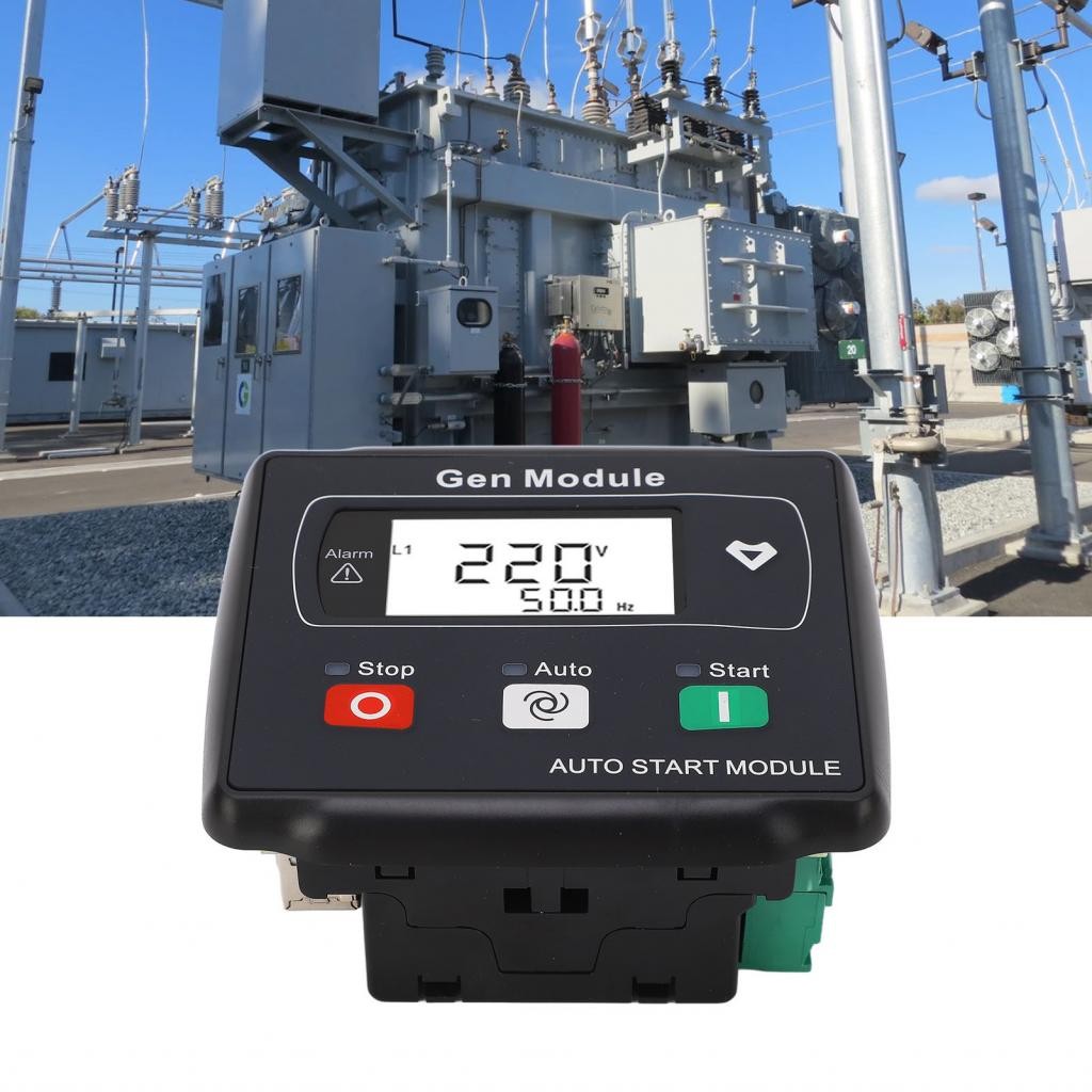 Supergoodsales Genset Control Module Generator Controller LCD Backlight Display DC8-35V Silicone ...