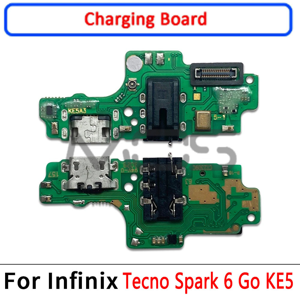 USB Charging charger Port board for Tecno Spark 6 GO KE5 with IC USB ...
