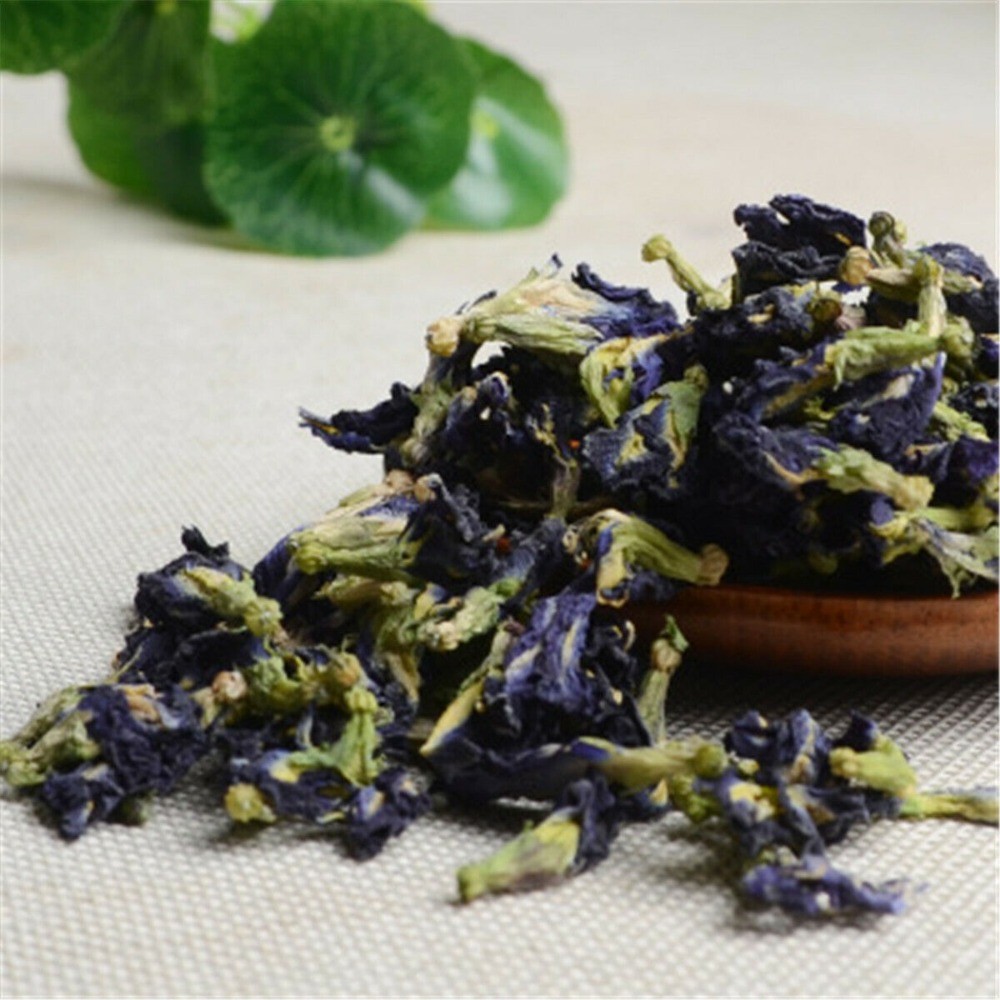 100g Blue Butterfly Pea Flower Tea Top Class Clitoria Ternatea Chinese ...