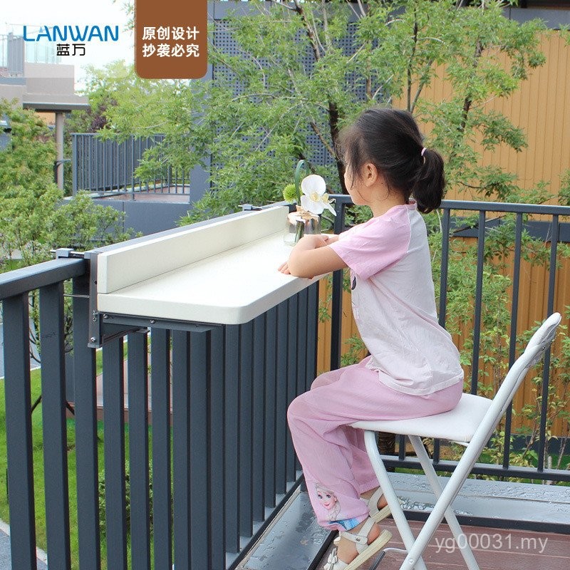 Leisure Table Table Modern Railing Wall Hanging Household Balcony ...
