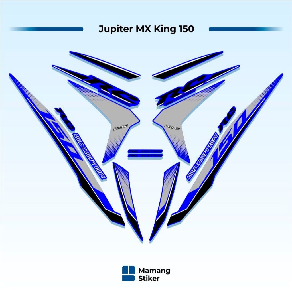 Striping MX King 150 Variations (37) Y15ZR V2 Original Full Body ...