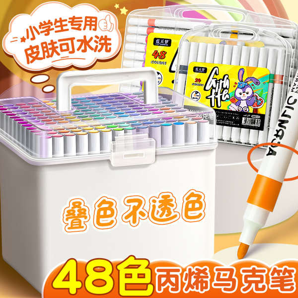 pencil warna colour pencil Penanda akrilik, pen cat air untuk pelajar ...