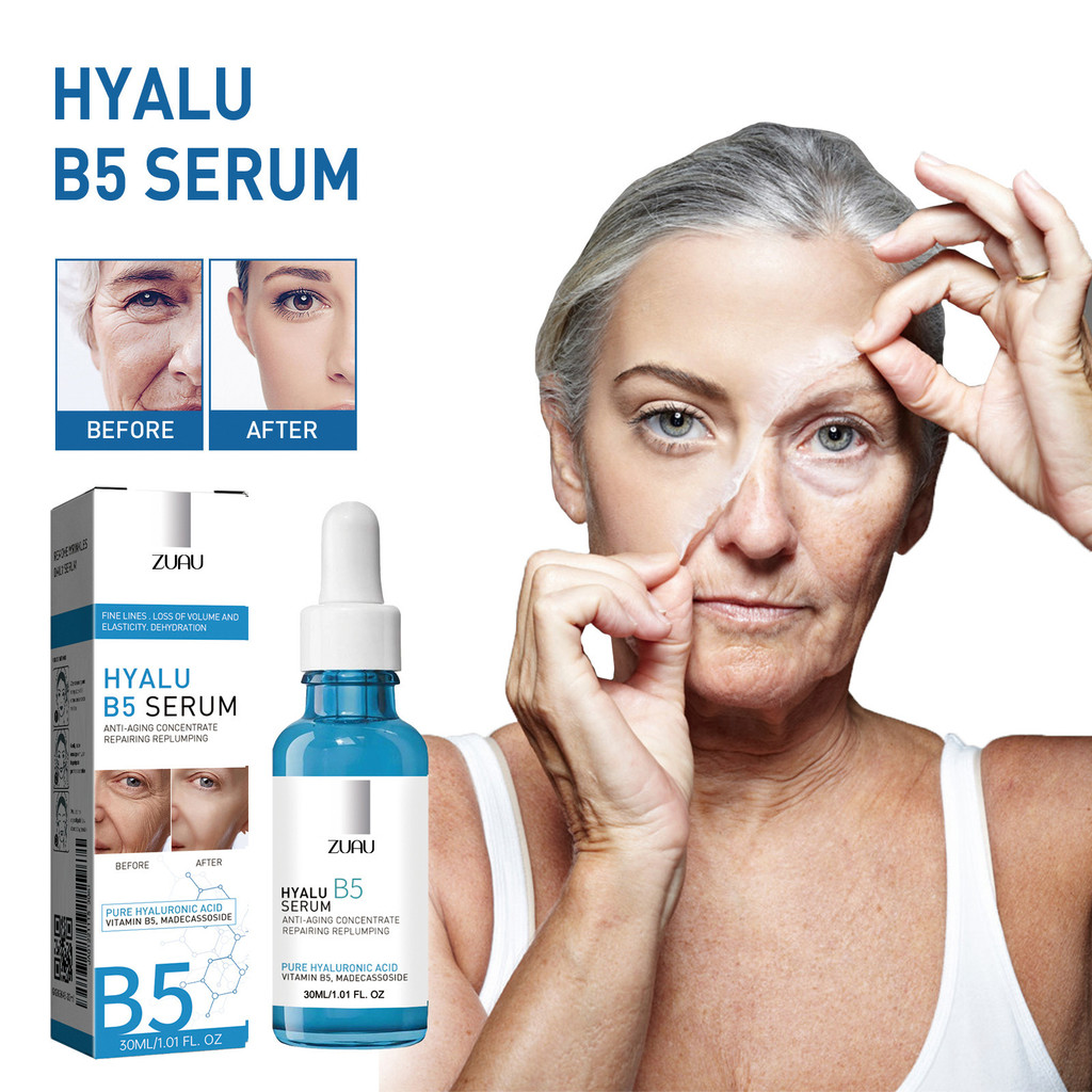 ZUAU Vitamin B5 Anti-Wrinkle Serum Lightens Fine Lines Lifts Tightens ...