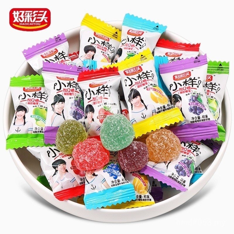 Haocaitou Sample Sour q Gummy Bulk Individual Small Package Marshmallow ...