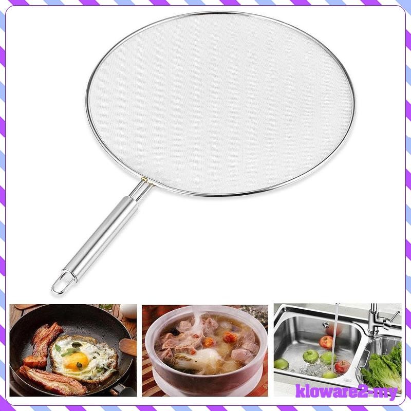 [KlowareafMY] Kitchen Splatter Screen Splatter Protection Multipurpose ...