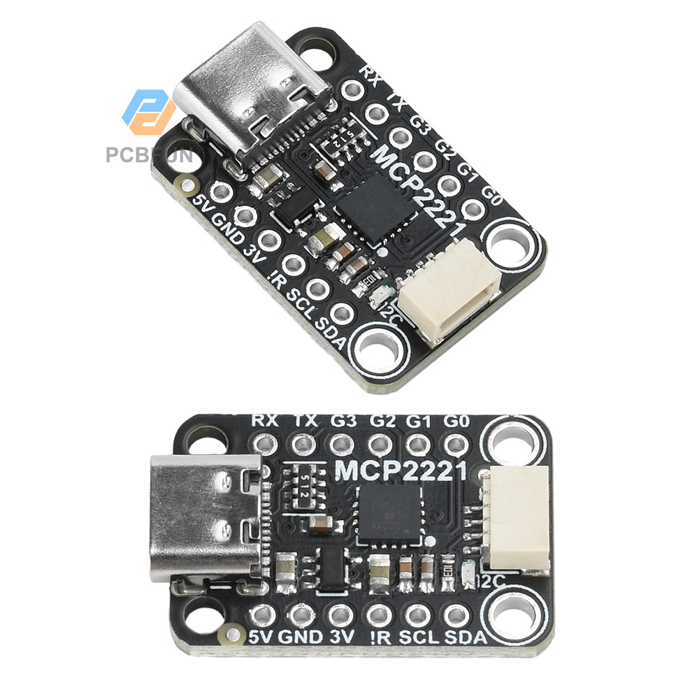 Pcbfun Mcp2221A Usb To Gpio Adc/I2C Adapter Module Type-C | Shopee Malaysia