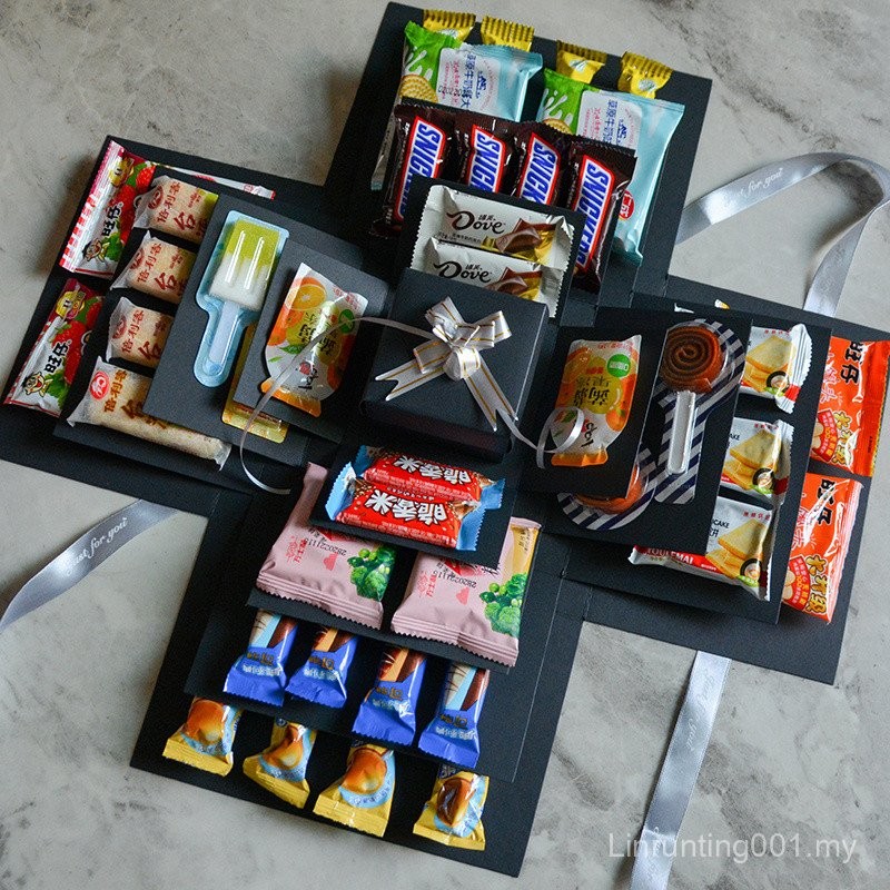 SG Five-Layer Surprise Explosion Box Multi-Layer Influencer Gift for ...