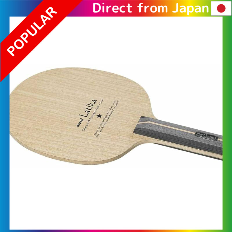 【Direct from JAPAN】 Nittaku Latika Shakehand Table Tennis Racket - 5-Ply Offensive Blade (Flare ...