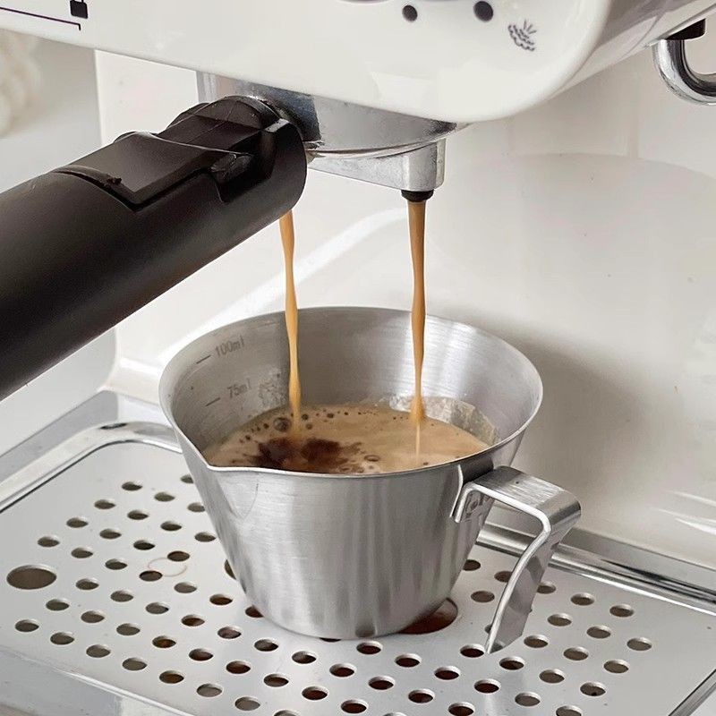 304 Stainless Steel Coffee Extraction Cup Coffee Shop Utensils Italian ...