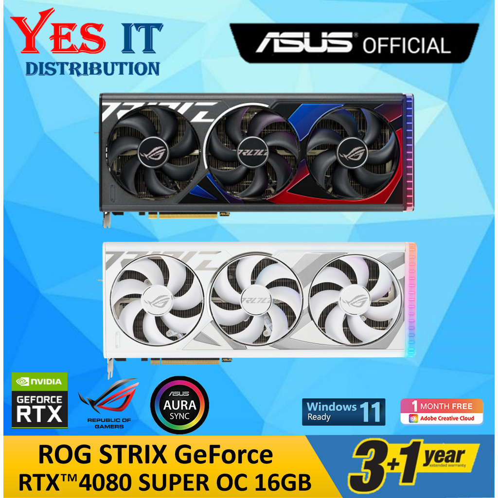 ASUS ROG Strix GeForce RTX4080 16GB GDDR6X OC Edition / ROG STRIX ...