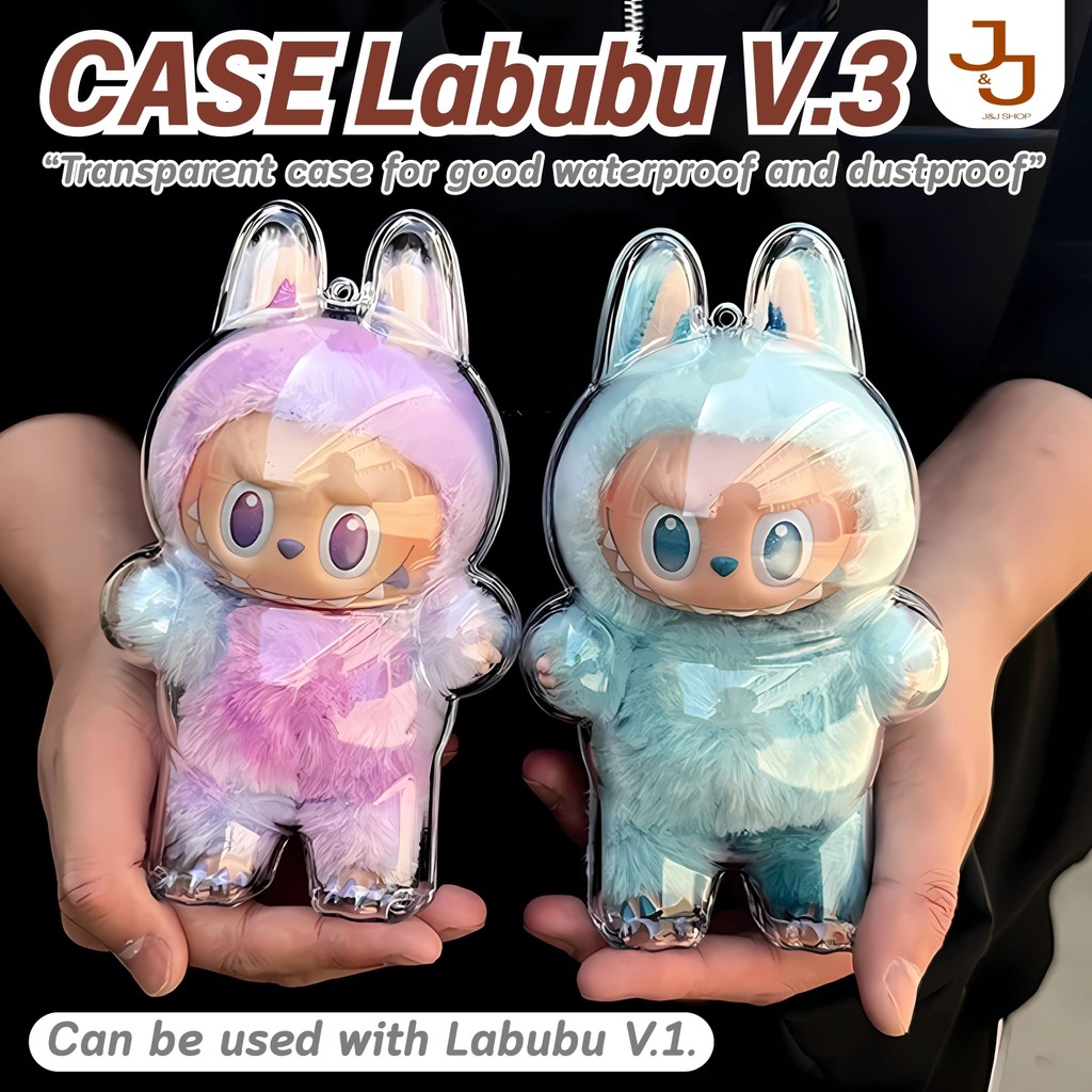 Transparent Labubu Storage Bag Waterproof Dustproof Labubu Protective ...