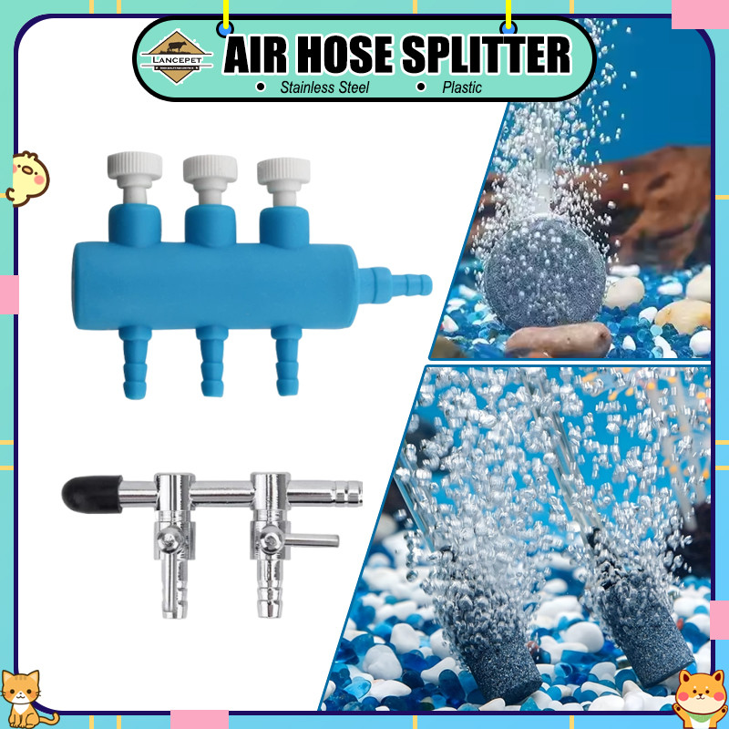Aquarium air flow splitter control valve Oxygen regulating valve ...