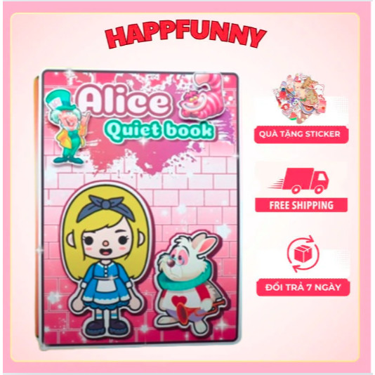 Princess Alice in the Land of candy paper doll toca boca handmade toy ...