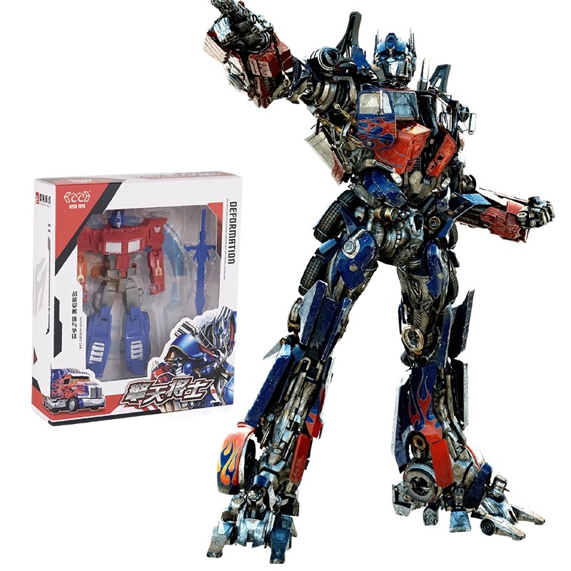 Transformer building block Splicing toys Optimus Prime bumblebee ...