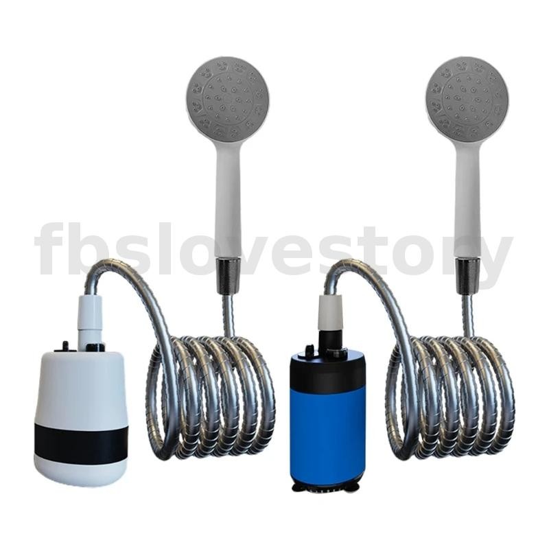 Portable Shower Outdoor Camping Shower Handheld Electric Shower Battery ...