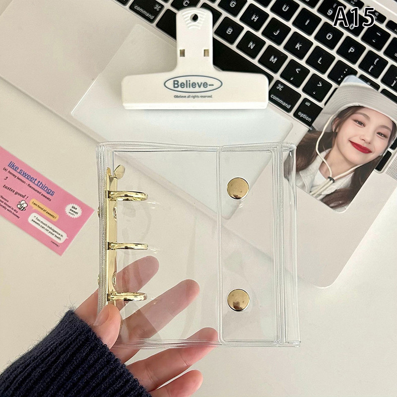 col Transparent Binder Photo Album Kpop Photocard Holder Idol Card ...