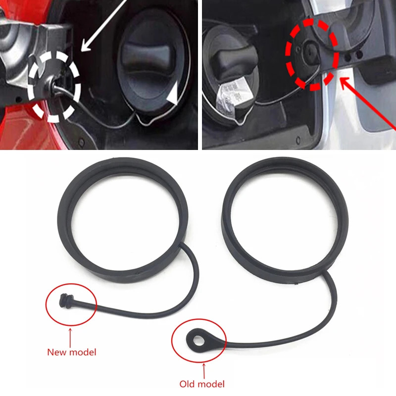 [Ready Stock] Black Car Fuel Tank Cap Cord Anti-Lost Rope Fit For ...