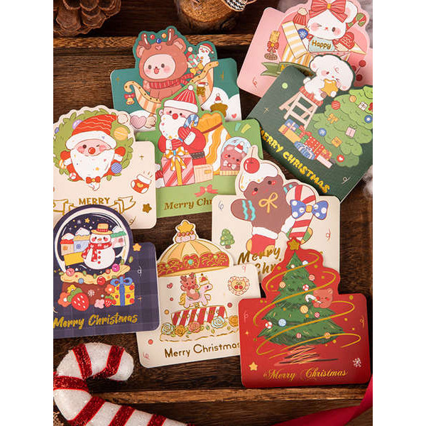 christmas card Kad Ucapan Krismas Kad Ucapan Stereoskopik 3d Kad ...