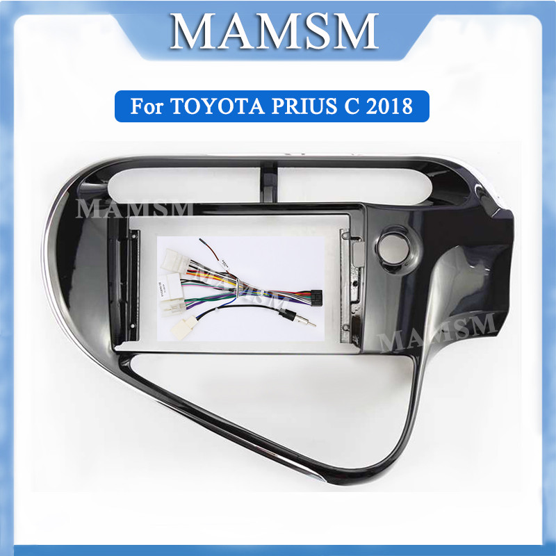 New MAMSM 9 Inch Car Radio Fascia For TOYOTA PRIUS C 2018 RHD Car Radio ...