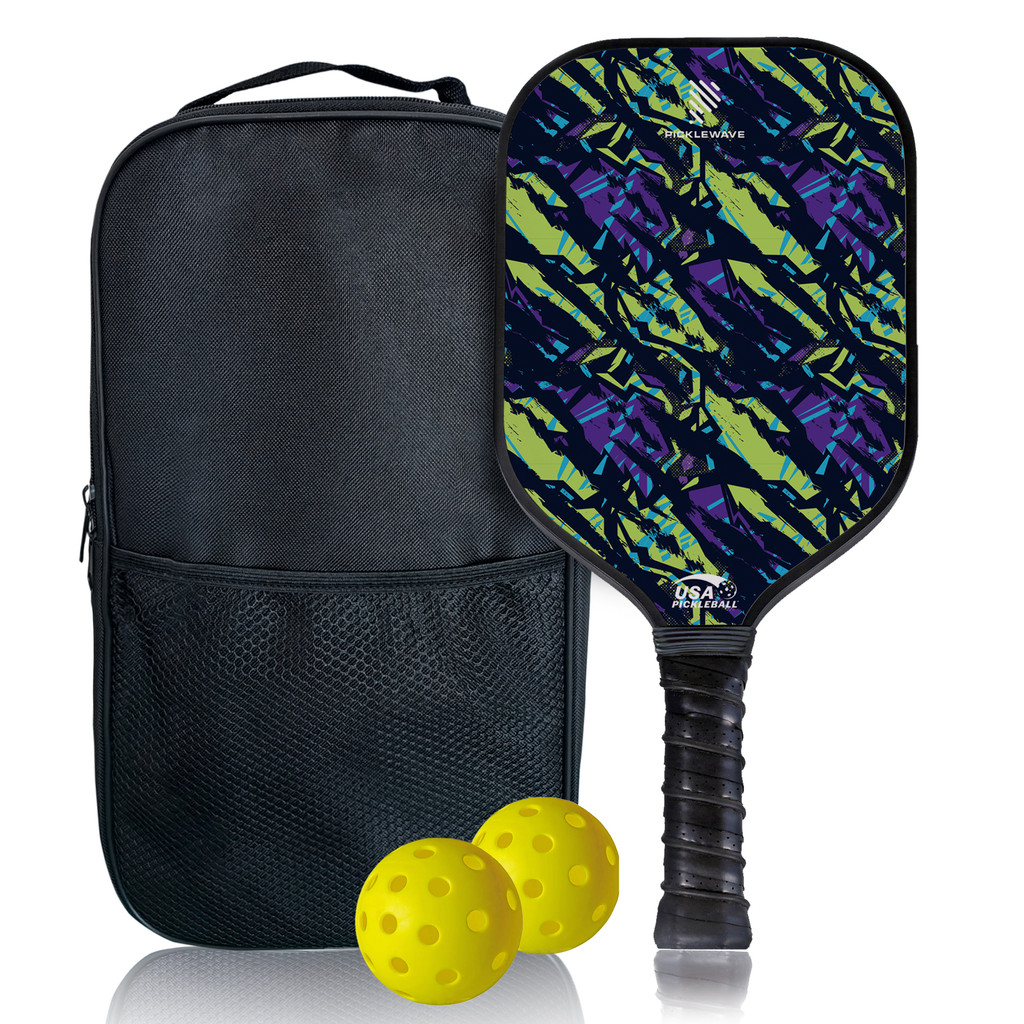 Tiger Zebra Style USAPA Pickleball Paddle Fiberglass Surface With High ...