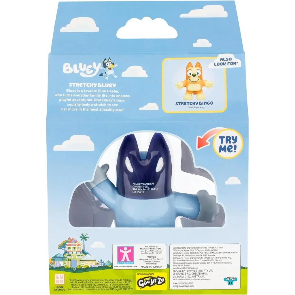Bluey and Friends The Stretchy Bluey Stress Relieves Toy | Shopee Malaysia
