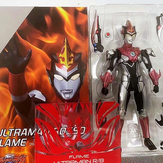 Shf Rob Ultraman R/B Rosso Blue Water Fire Wind Earth Element Form ...