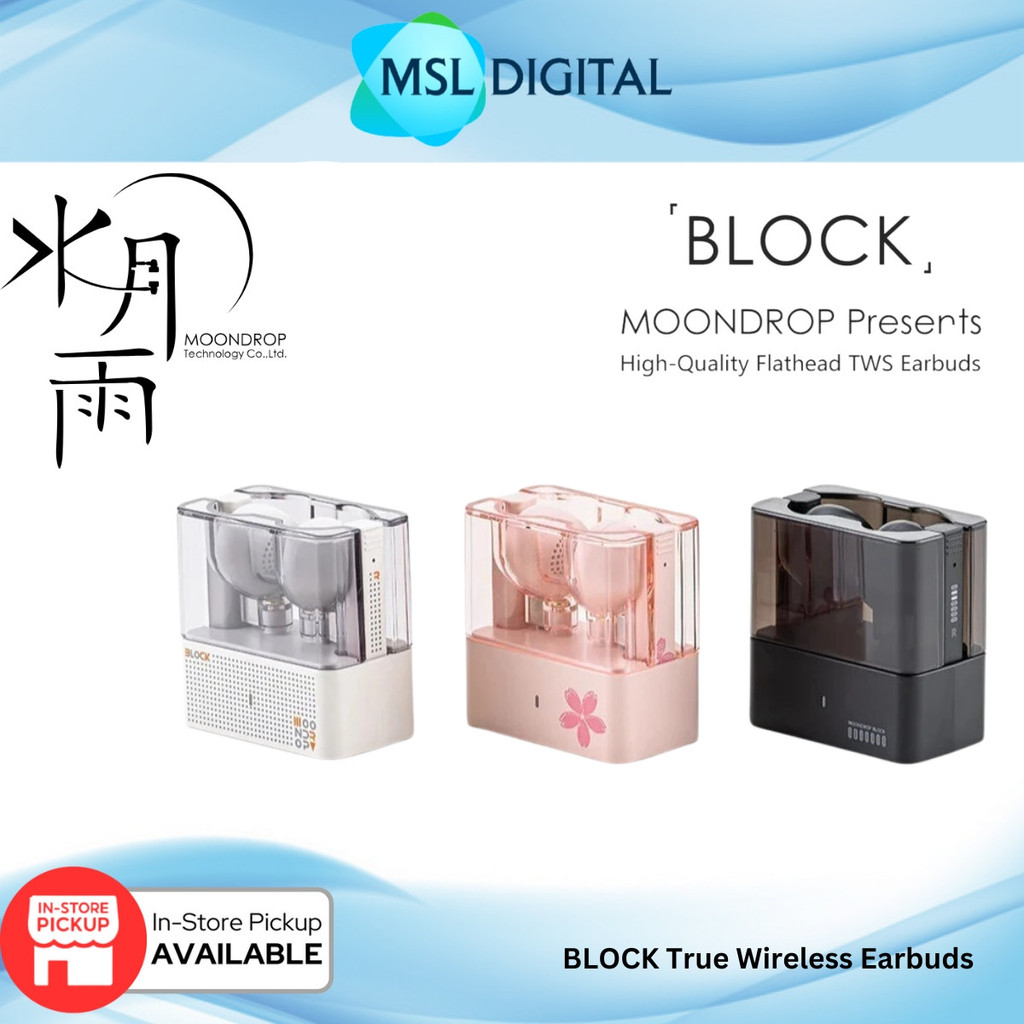 Moondrop BLOCK True Wireless Earbuds | Bluetooth Wireless Earphones TWS ...