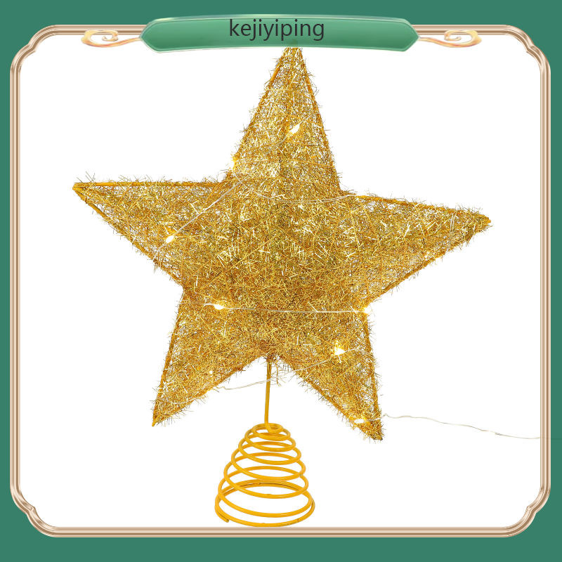 【Ready Stock】 Christmas Tree Topper Light Treetop Pentagram Star Gift ...