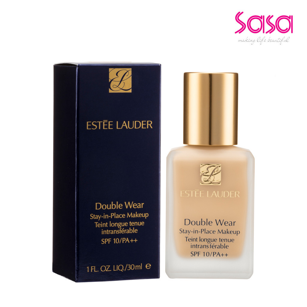 Estee Lauder Double Wear Stay-in-Place Makeup (1W1 Bone) 30ml 9PT7 ...