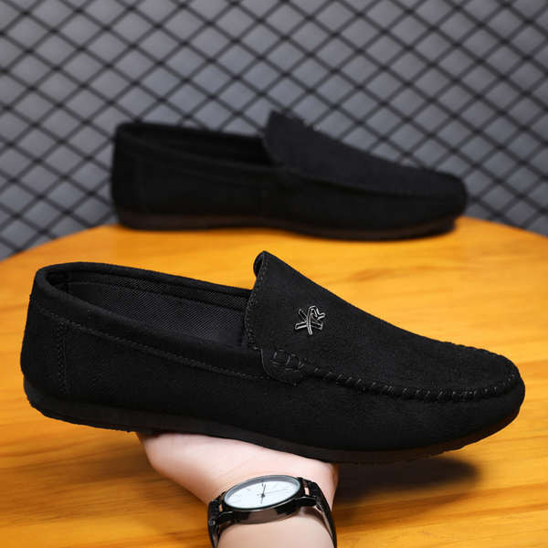 loafers kasut loafer lelaki Trend kasut kulit kecil tapak tebal versi ...