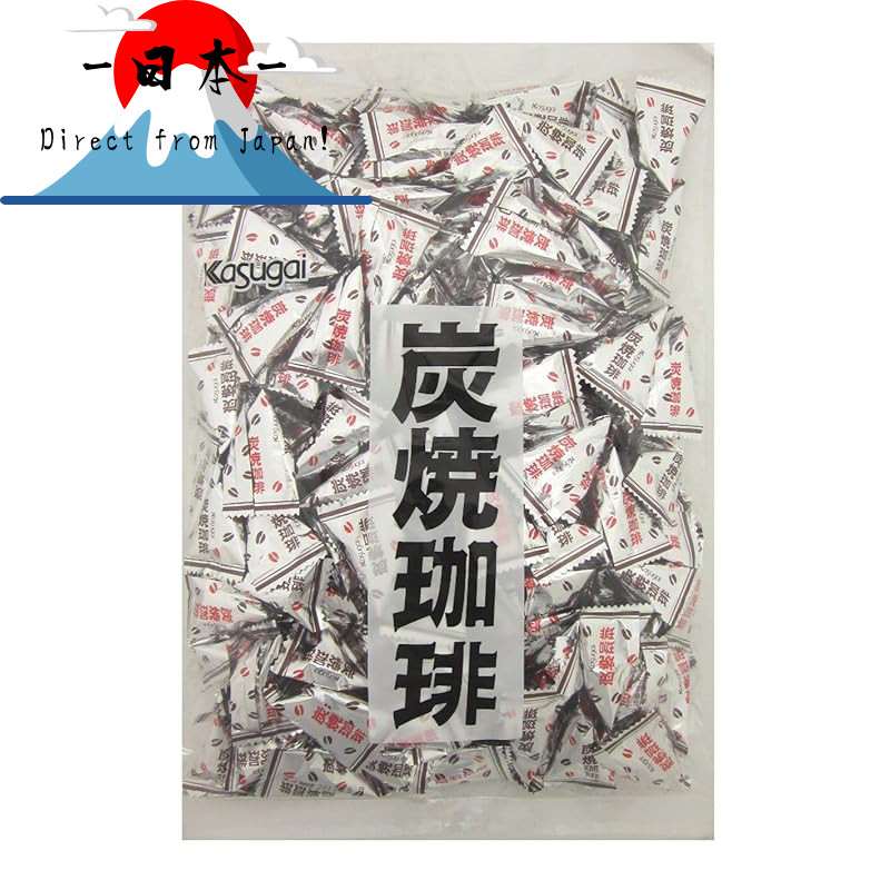 [Direct from Japan]Kasugai Seika Charcoal Roasted Coffee candy 1kg ...