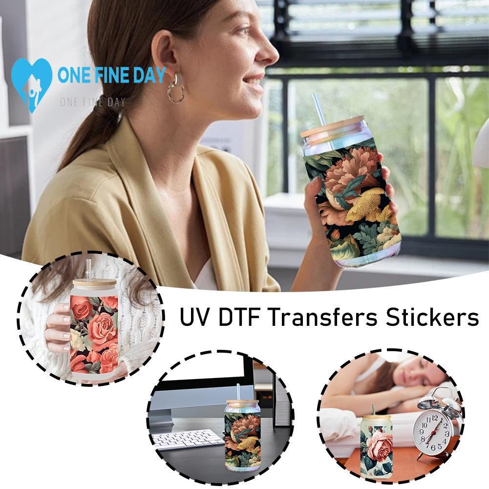 Uv Dtf Transfers Stickers Waterproof Transfer Sticker Stickers Cup ...