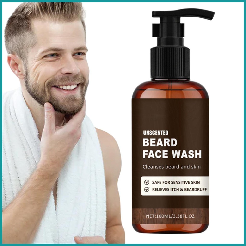 Beard Wash Deep Cleaning Moisturizing Beard Cleaner Natural Men Beard ...