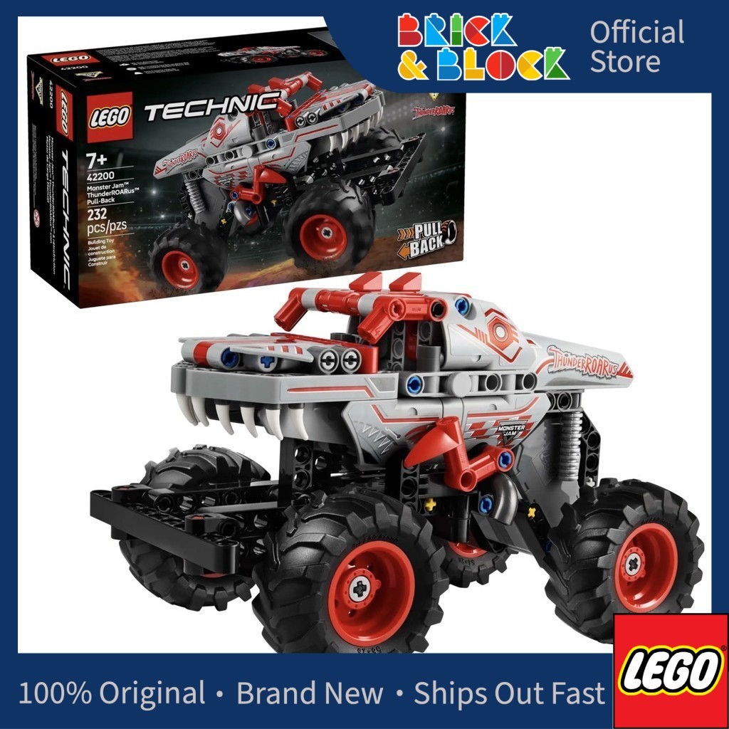 LEGO 42200 Monster Jam ThunderROARus Pull-Back | LEGO Technic | Shopee ...