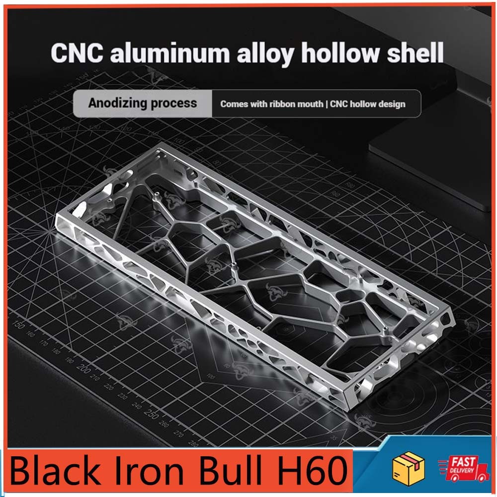 Black Iron Bull H60 hollow aluminum alloy anode keyboard kit is ...