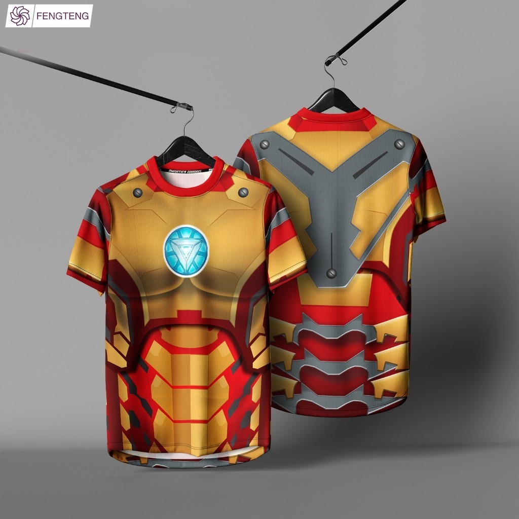 Smarties Apparel Supershirt Ironman SS0014 Gym Running Beach Active ...